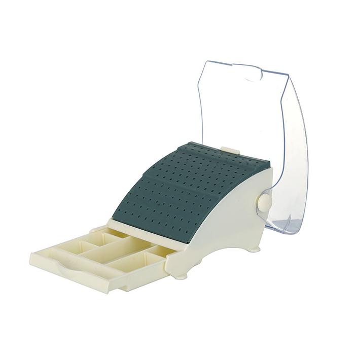 Jual Dental Bur Holder Tempat 142 Lubang Kotak Holder Mata Bor Gigi ...