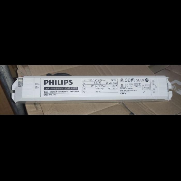 Jual PHILIPS ECONOMIC TRANSFORMER / LED DRIVER 120W 24V DC - Jakarta ...