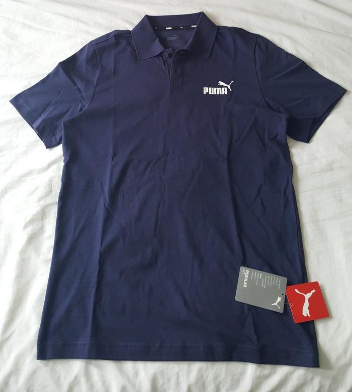 Jual PUMA original polo shirt logo biru navy - Kota Surabaya ...