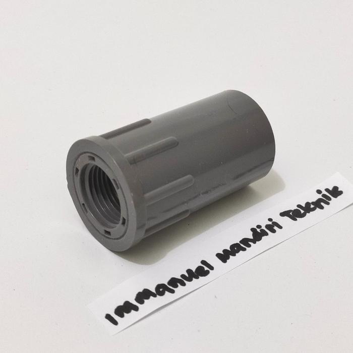 Jual Sok Pipa / Socket Pipa Drat Dalam 1/2" x 3/4" Sock Pipa PVC ...