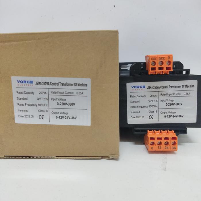 Jual Chint Transformer Trafo Step Down 250VA In 380V 220V Out 36V 24V 12V - Jakarta Barat ...