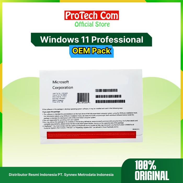 Promo Windows 11 Professional OEM Pack Original Resmi Indonesia Cicil 0 ...