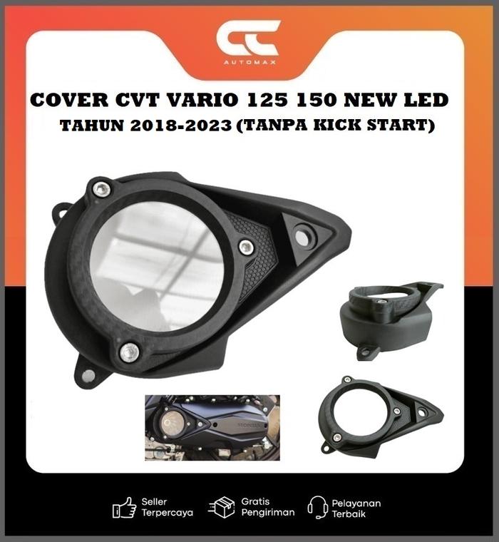 Jual COVER CVT VARIO 125 150 NEW LED 2018 - 2023 TUTUP CVT VARIO 125 ...