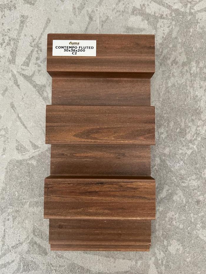 Jual DUMA PANEL WPC - CONTEMPO FLUTED 30X36x200 - WARNA C2, PANJANG 3M ...