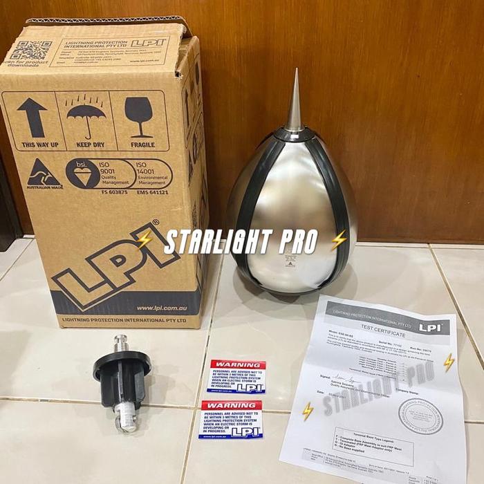 Jual Penangkal Petir LPI STORMASTER ESE - 60 SS / Radius 120Meter ...