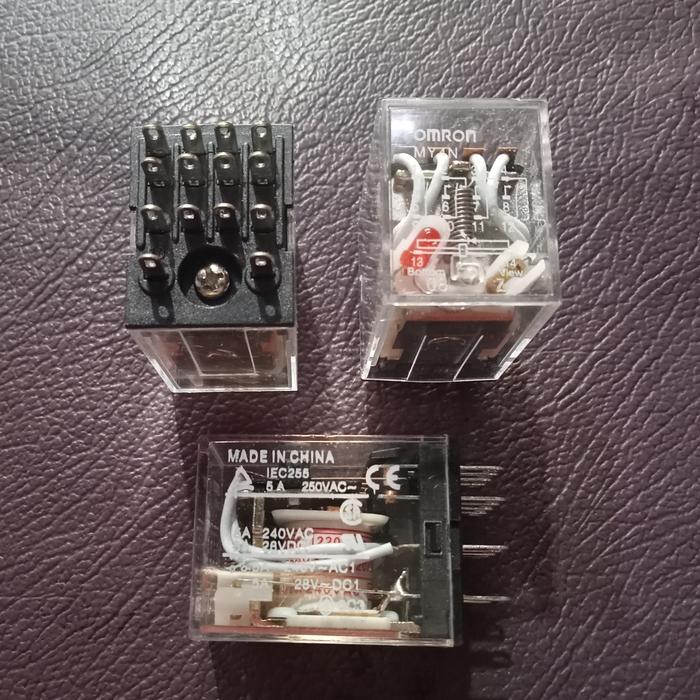 Jual Relay Rilay MY4N ZN MY4 MY4NJ AC 220V/DC 12V 14 Pin - Relay, 12 volt - Kota Tangerang ...