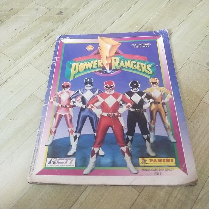 Jual album stiker sticker panini power rangers jadul second - Jakarta ...
