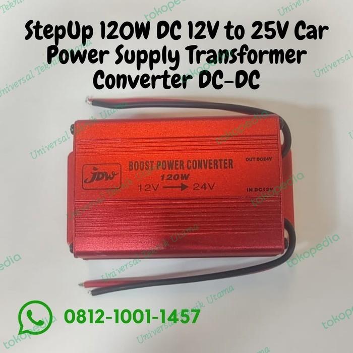 Jual StepUp 120W DC 12V to 24V Car Power Supply Transformer Converter ...