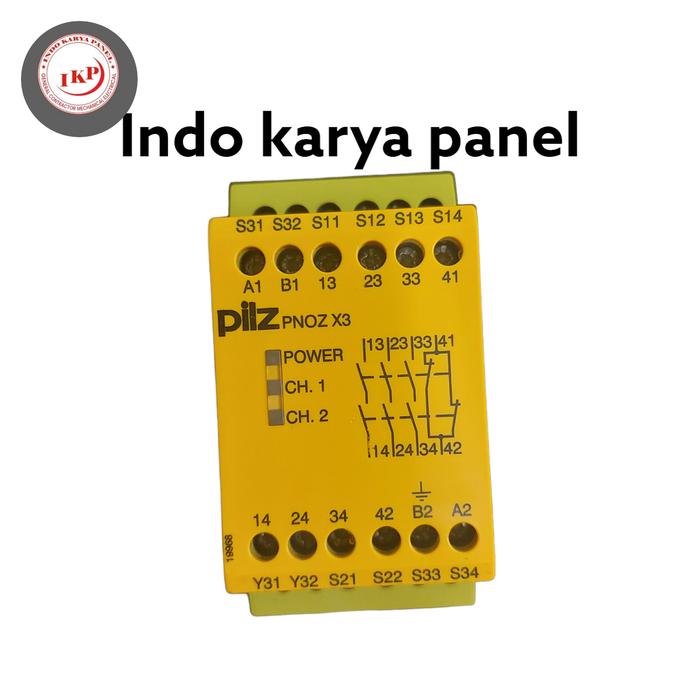 Jual PILZ PNOZ SAFETY RELAY/ SAFETY GATE MONITOR PILZ PNOZ X3 774314 ...