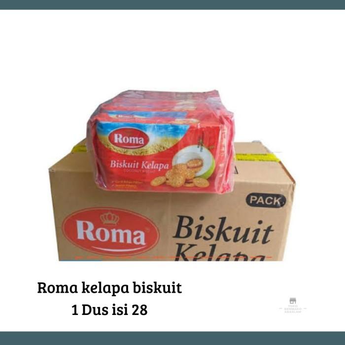 Jual roma kelapa biskuit 1 dus isi 28 - biskuit roma kelapa - Jakarta ...