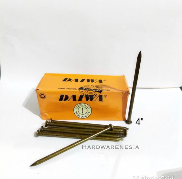 Jual DAIWA Paku Beton Kuning 4 inch inci 10 cm isi 50 PER BOX - Kota ...