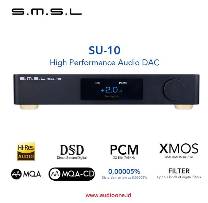 Jual SMSL SU-10 Dual ES9038PRO Desktop DAC Digital To Analog Converter - Jakarta Barat - Audio ...