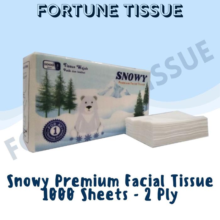 Jual Tisu Tissue Facial Pulp | SNOWY | 1000 Sheets | 2 Ply - Jakarta ...