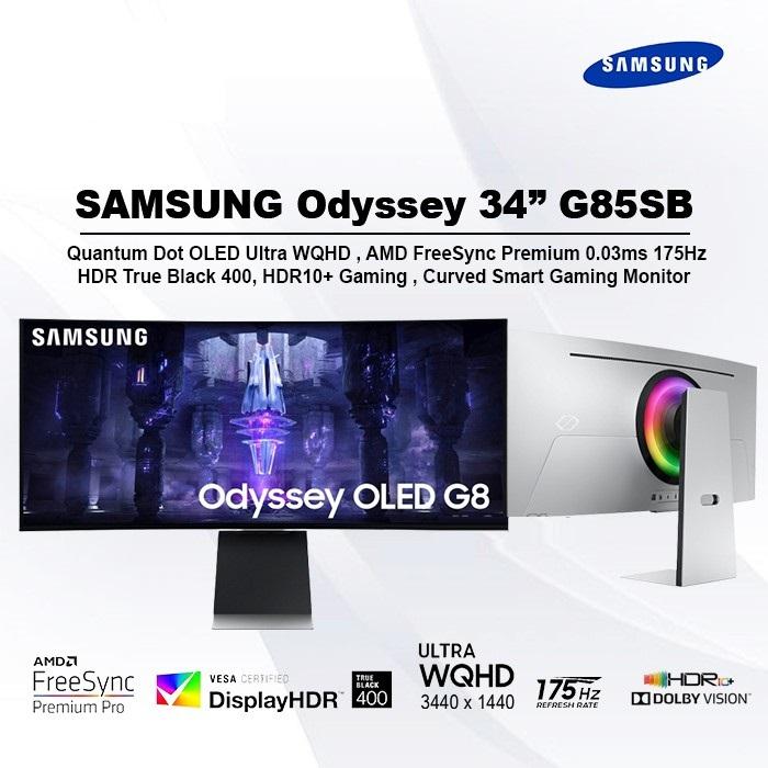 Jual Monitor Gaming Samsung Odyssey OLED G8 34" 175Hz CURVED - Kota ...