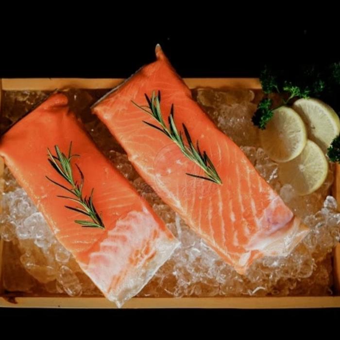 Jual ikan salmon norwegian premium fillet - Kota Bandung - Fei Kitchen id | Tokopedia