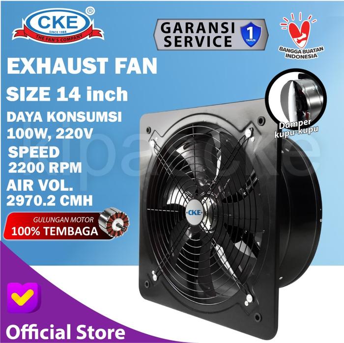 Jual Exhaust Fan Dinding 14 Inch Exhaust Plafon 14 Inch Blower 14 Inchi ...