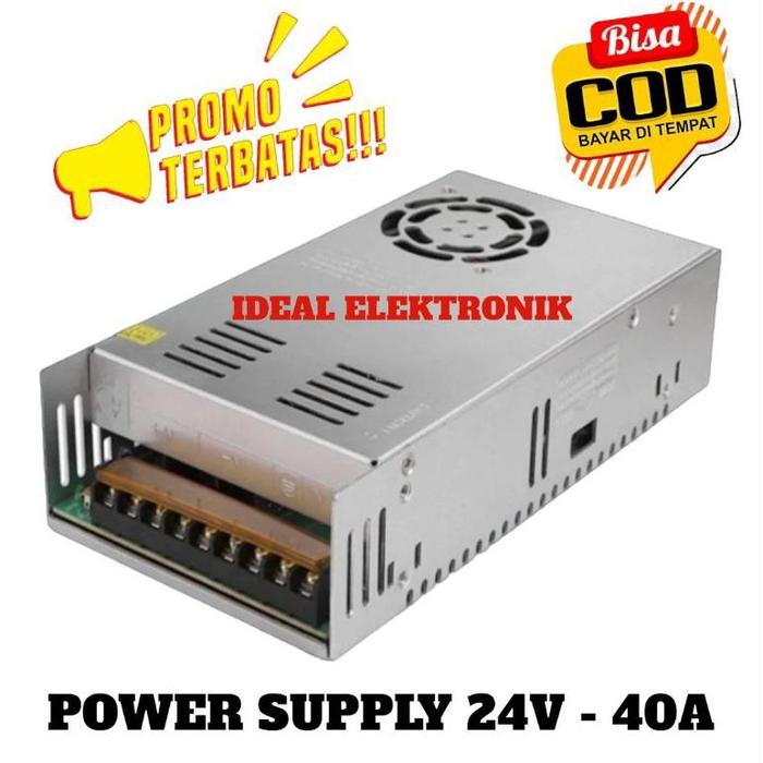Jual Switching Power Supply PSU 24V 40A High Quality, 24 Volt 40 Ampere Fan - Jakarta Barat - M ...
