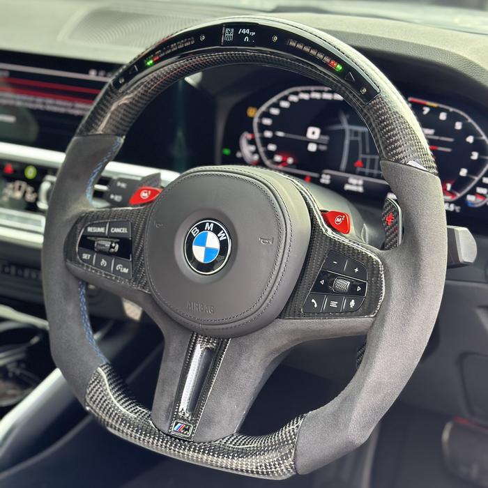 Jual BMW G80 M3 G82 M4 G20 Alcantara Carbon Race Display Steering Wheel ...