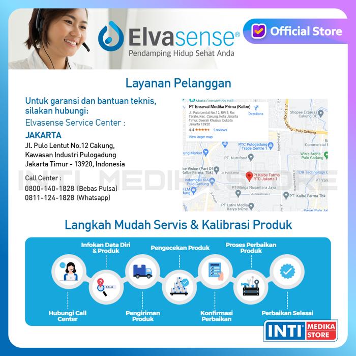 Jual Elvasense By Kalbe- Strip Refill Gula Darah Single Pack Elvasense ...
