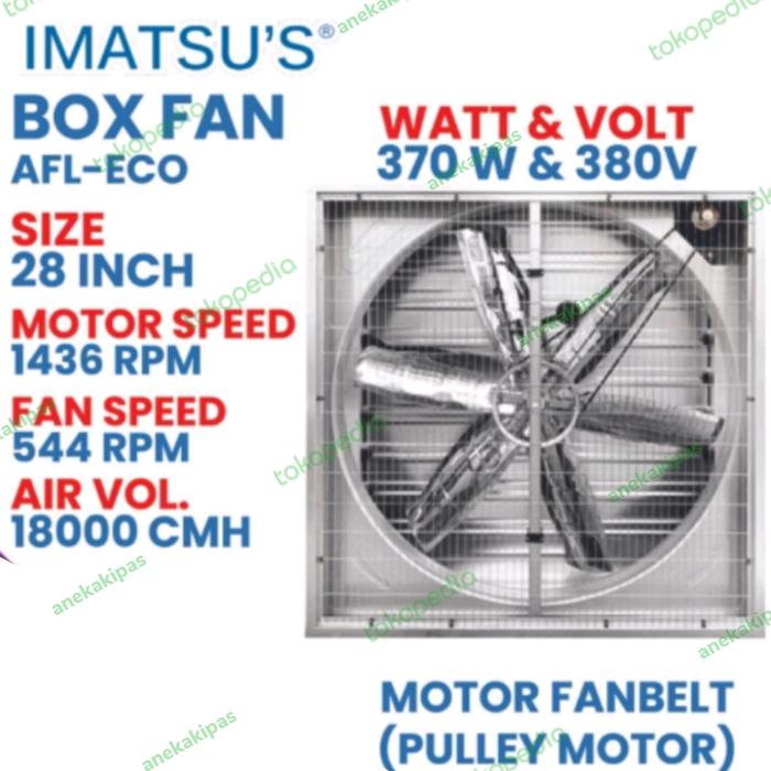 Jual Blower Exhaust Box Fan Kandang Ayam 30 Inch 380V3 Phase Kipas ...