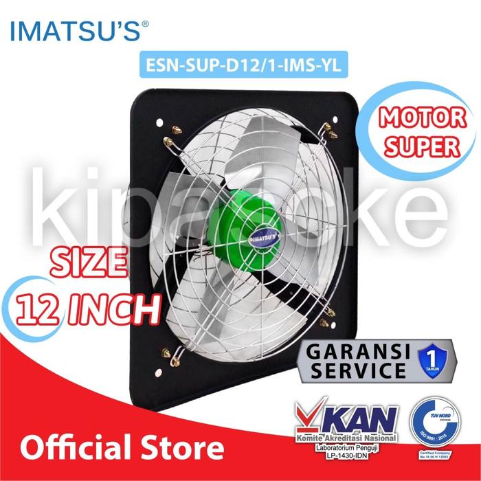 Jual Exhaust Fan Imatsu Super DBN 12 Inch Eksos Fan Dinding 12" Heavy ...