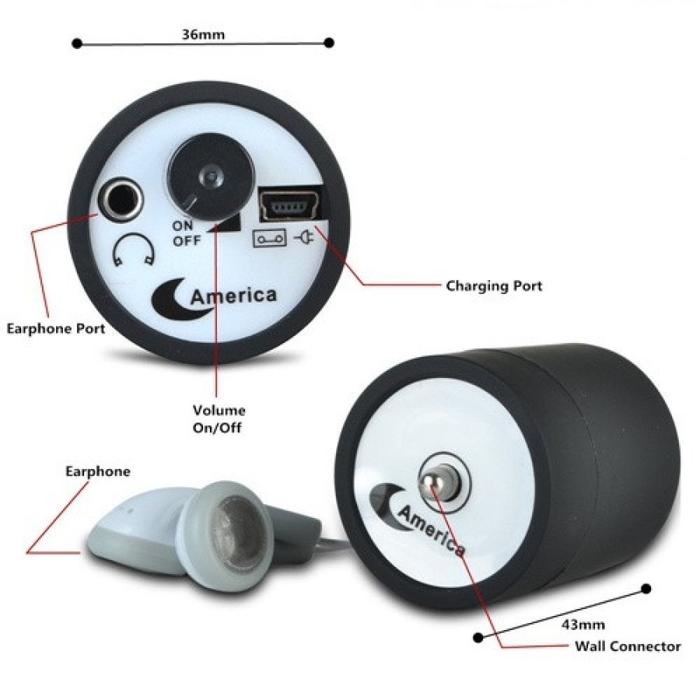 Jual Ear Listen Mini Spy Bug Wall Home Microphone Alat Pemantau ...