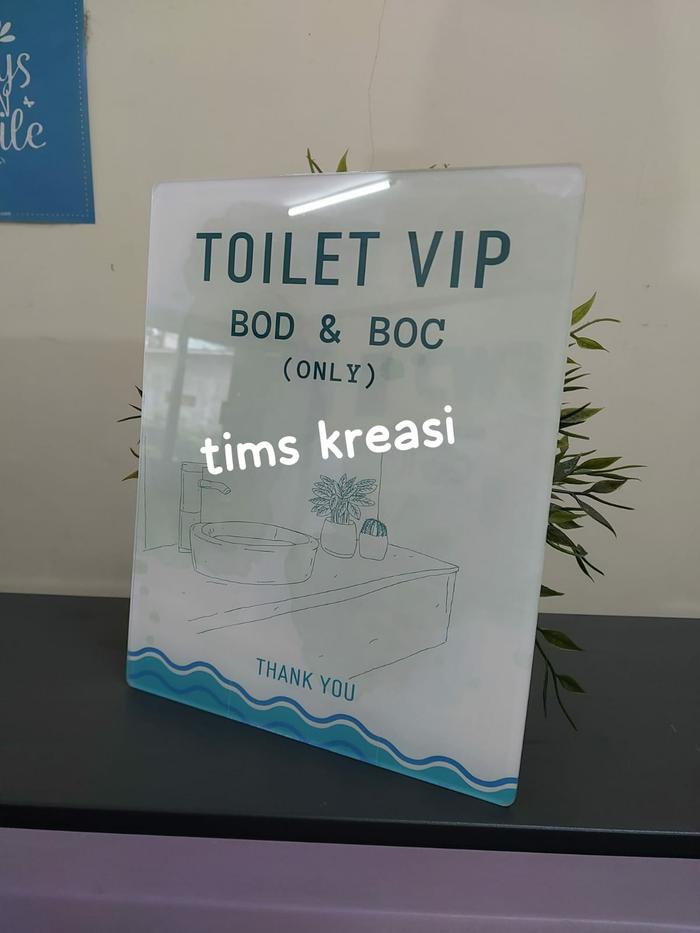 Jual Nama Ruangan Akrilik | Signage | Papan Nama Ruangan | Sign Ruangan ...