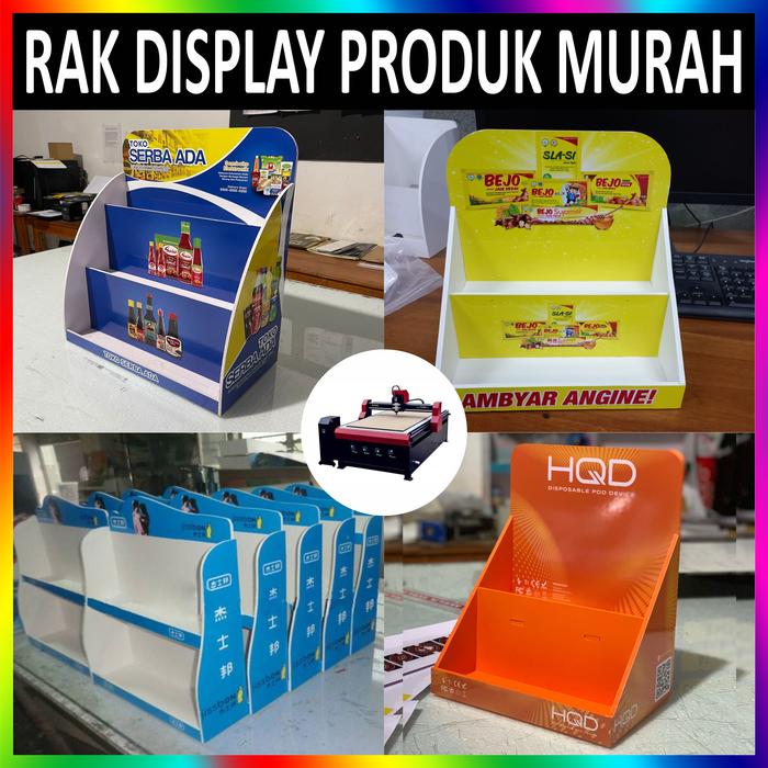 Jual Rack Rak Display Produk Serbaguna PVC Custom Berbagai Bentuk ...