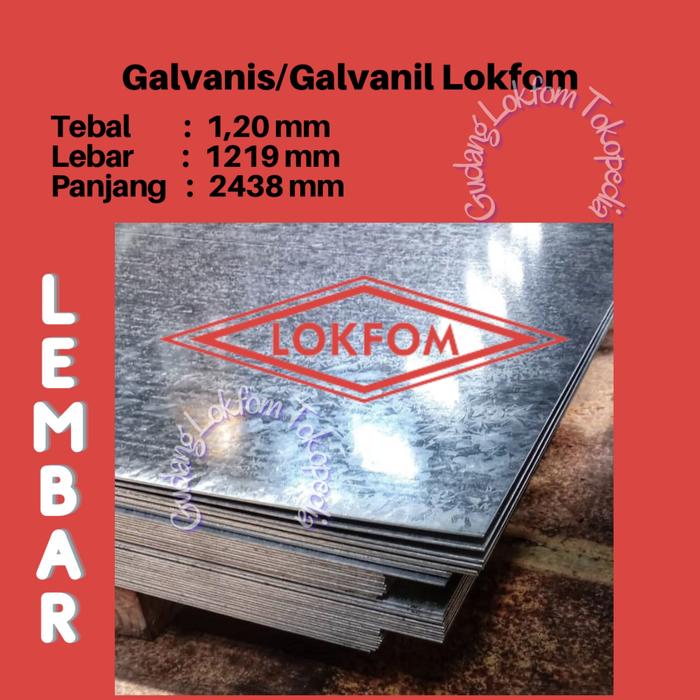 Jual BJLS Lokfom, Galvanis & Galvanil 1,20 mm LEMBARAN - Kota Tangerang Selatan - Gudang Lokfom ...