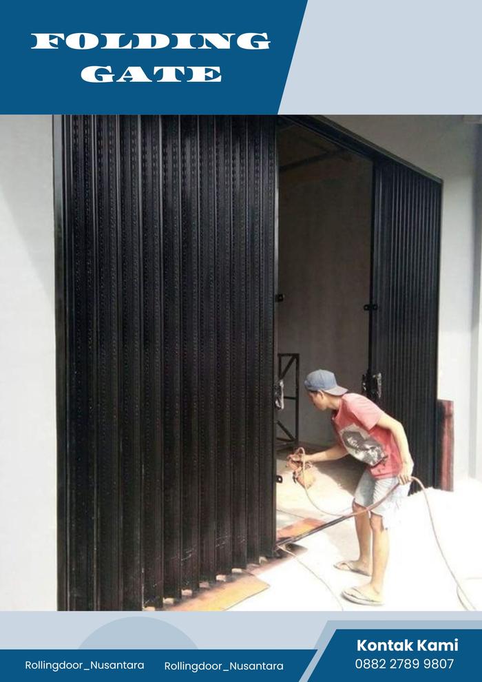 Jual Folding gate bahan baja/galvalum pintu dorong - Jakarta Barat ...