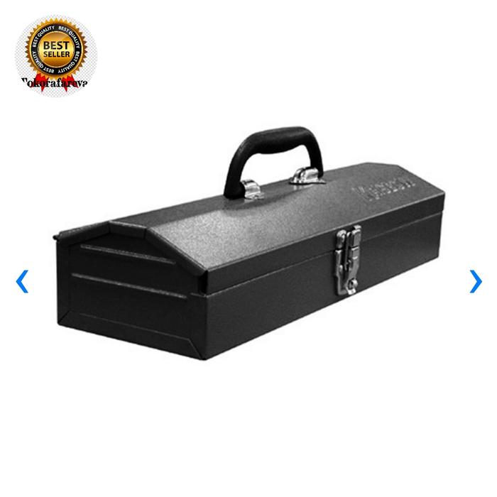 Jual Tool Box Kotak Alat Perkakas Toolbox Besi 30 cm Lrtbs6 - hitam ...