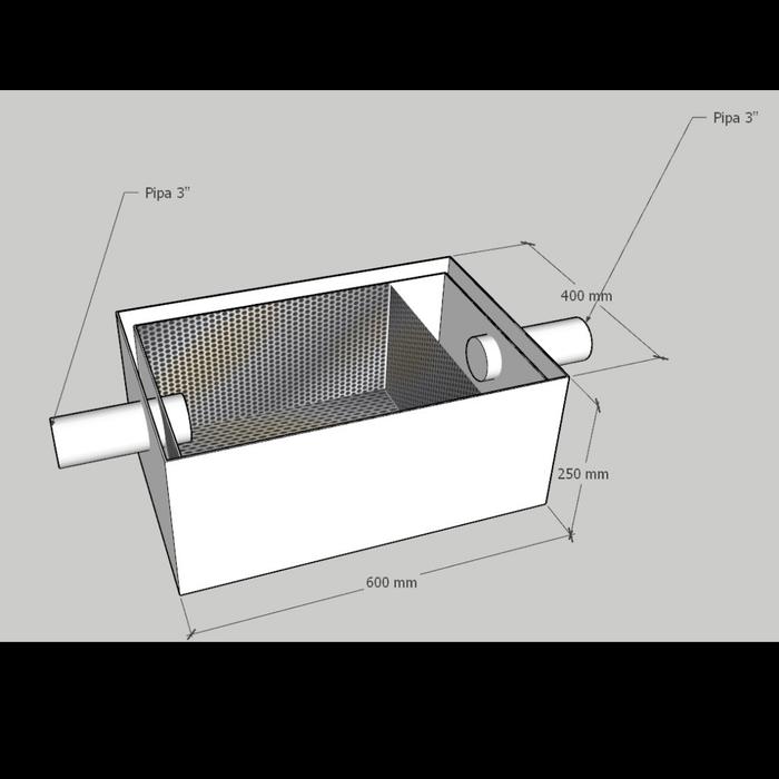 Jual Bak Kontrol 60x40x25 cm inlet out let 3 inch - Kab. Tangerang ...