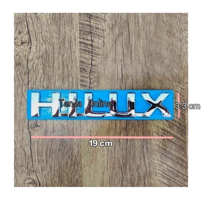 Jual Emblem Toyota Hilux Huruf - Jakarta Pusat - Tenda LED Variasi ...
