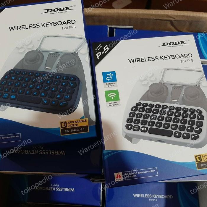 Jual Dobe PS5 Wireless Keyboard Chatpad Dualsense Stick Ps 5 Keyboard ...