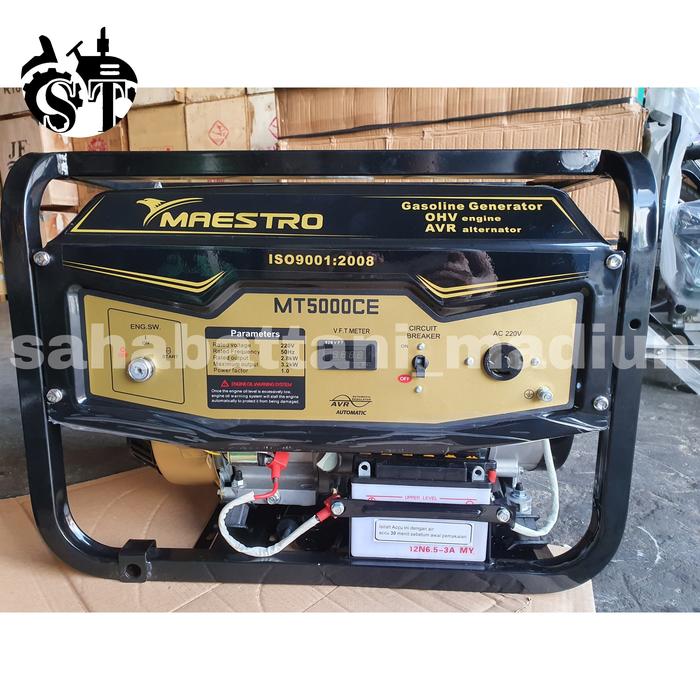Jual Genset MAESTRO MT5000CE Double Starter MT 5000 CE (3000 Watt) - Kota Madiun - sahabat tani ...