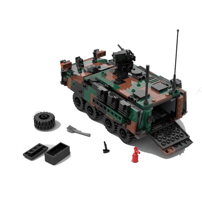 Jual MOC Military Series Stryker Armoured Infantry Vehicle Can Sit R ...