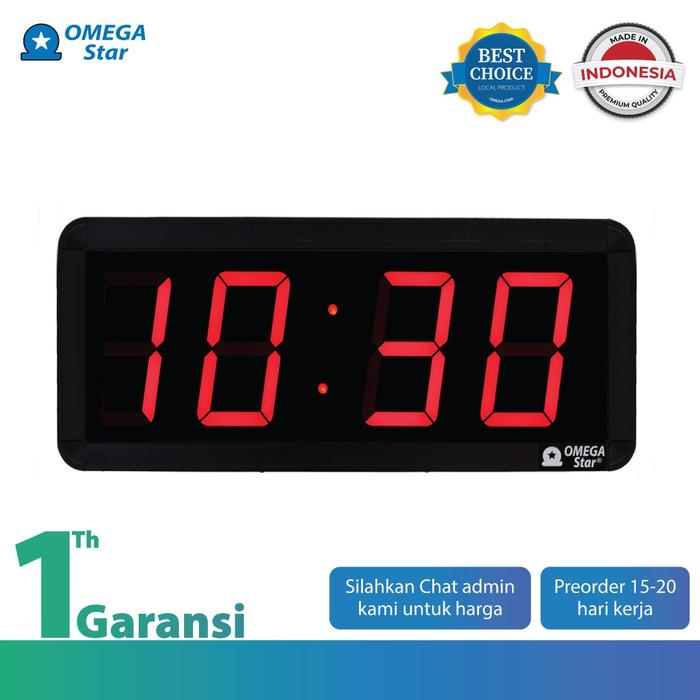 Promo JAM DIGITAL SEGMENT 10 INCH 4 DIGIT BESAR - OMEGA STAR Cicil 0% ...