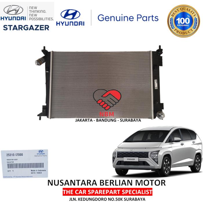 Jual RADIATOR HYUNDAI STARGAZER 25310-I7000 HYUNDAI GENUINE PARTS ...