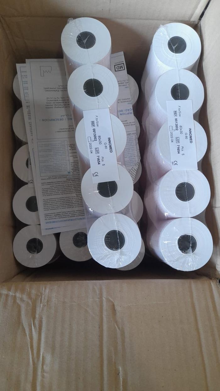 Jual Kertas EKG 80x30 Innomed / ECG Paper 80x30 Innomed per roll ...