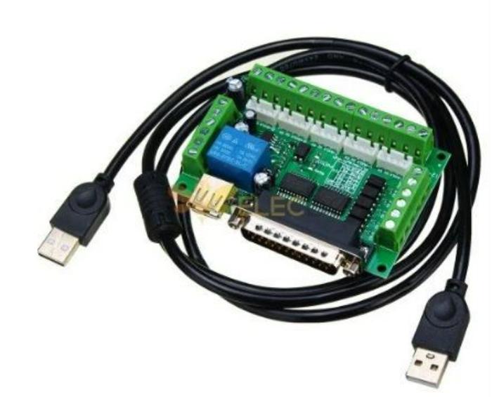 Jual 5 Axis CNC Interface Adapter Breakout Board For Stepper Motor ...