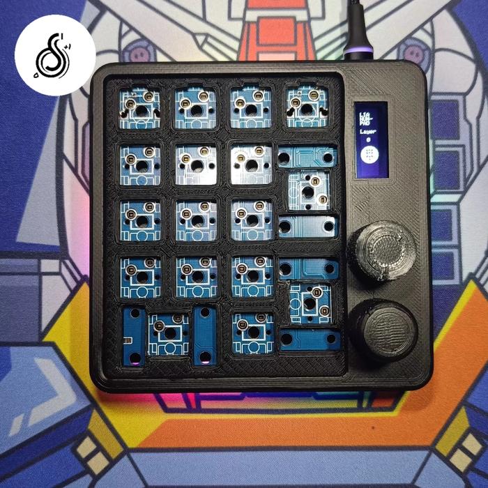 Jual Mechanical Numpad + Macropad Programmeble Key Barebone Lia-numpad ...