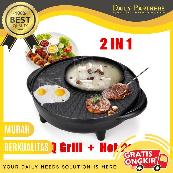 Jual Panci HotPot BBQ 2in1 Elektrik Steamboat Shabu Steambot Suki ...