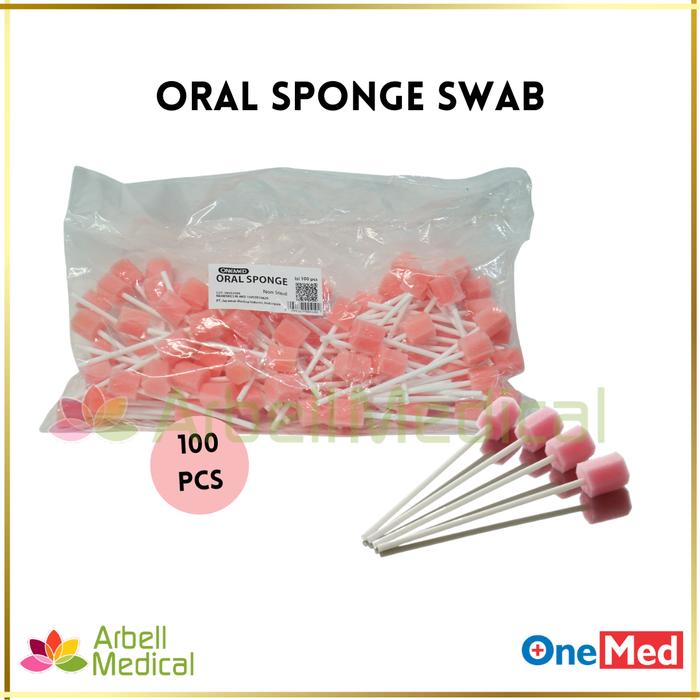 Jual Oral Sponge Swab Onemed Isi 100pcs Di Seller Velvet Store ...