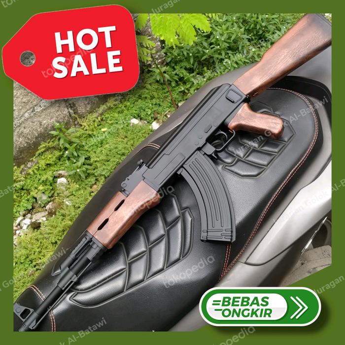 Jual Mainan Tembakan Ak-47 Ak47 Spring Gun Pistol Kokang Senapan ...
