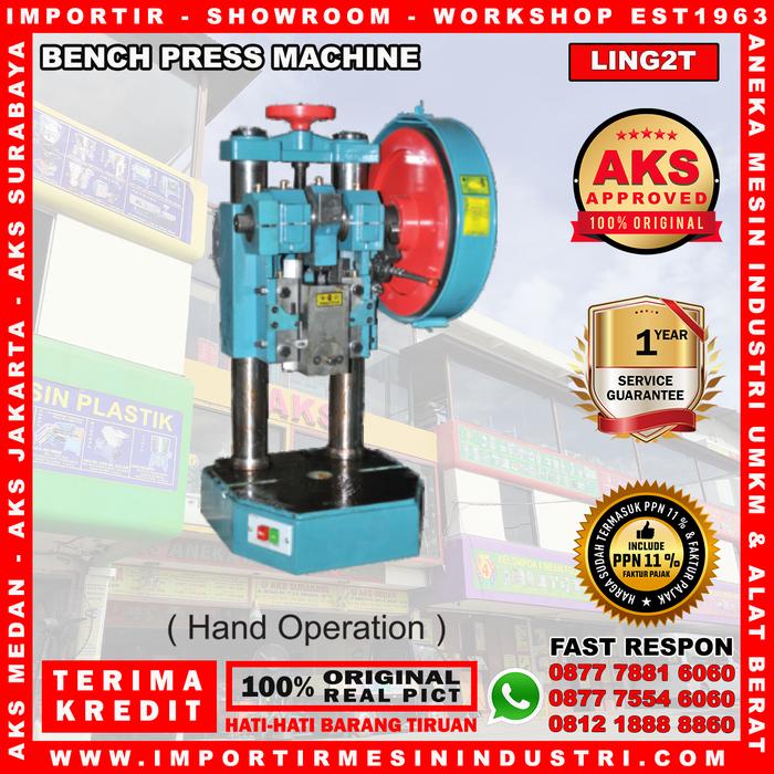 Jual MESIN PON PUNCH LOGAM BESI 2 TON BENCH PRESS AKS - LING2T ...