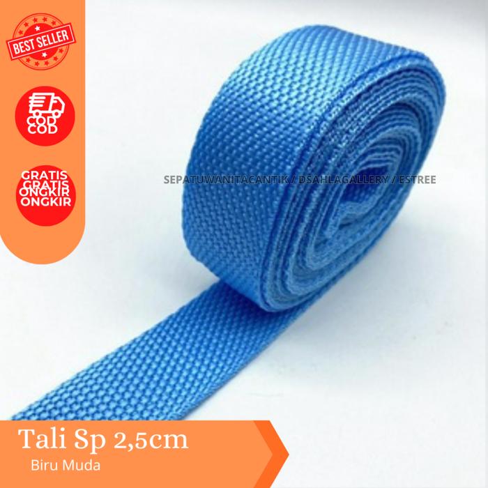 Jual Tali Webbing /Pita Bisban /Bias Tape /Webing Rope SP25 Tebal Rol ...