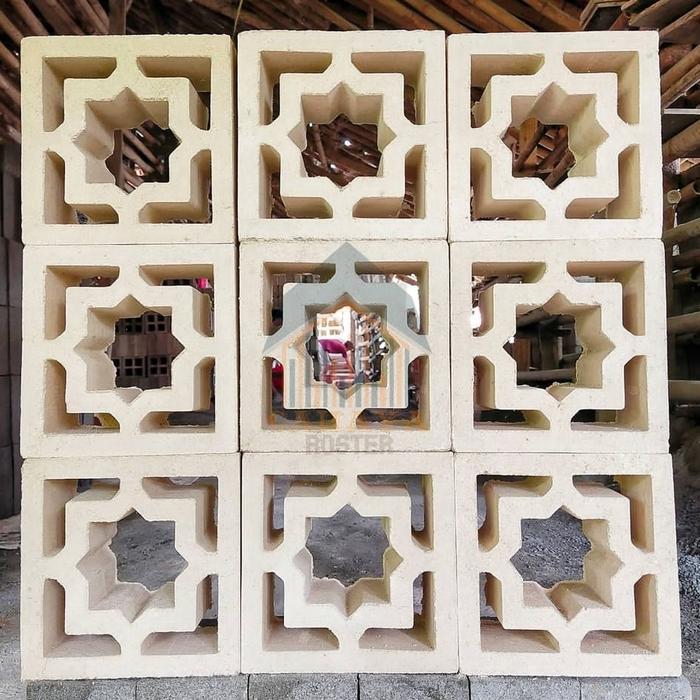 Jual Roster beton motif mahadewa untuk masjid ventilasi udara yang ...