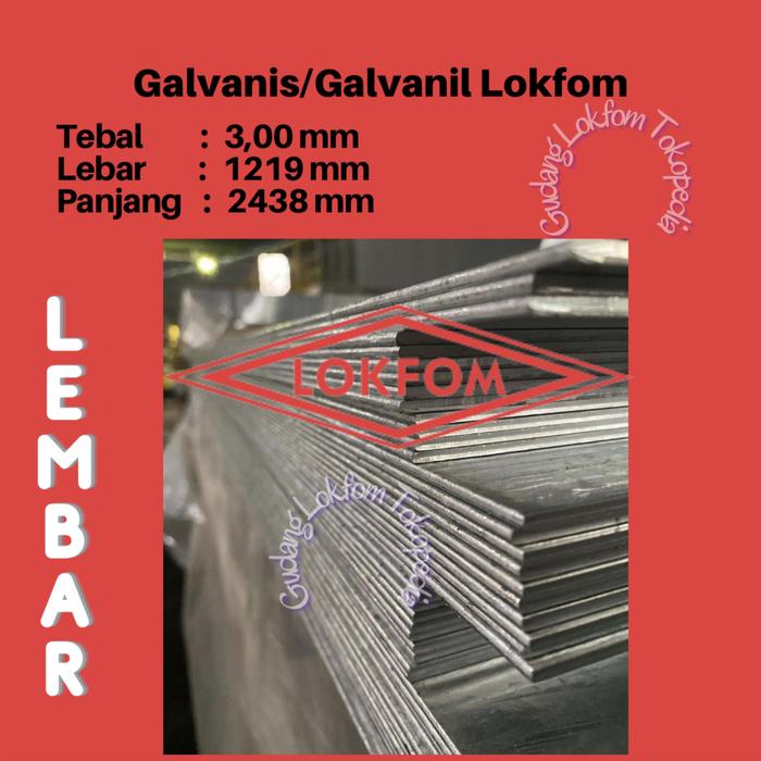 Jual BJLS Lokfom, Galvanis & Galvanil 3 mm LEMBARAN - Kota Tangerang ...