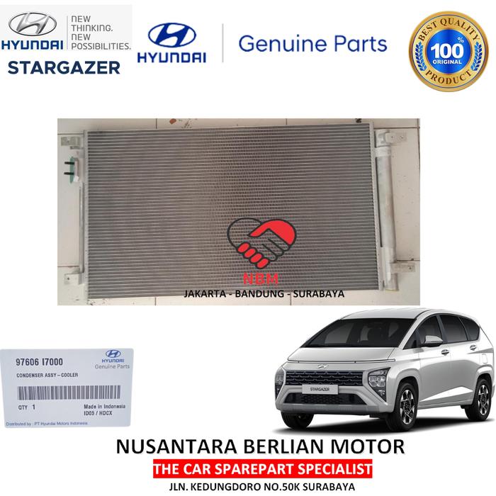 Jual CONDENSER HYUNDAI STARGAZER 97606-I7000 HYUNDAI GENUINE PARTS ...