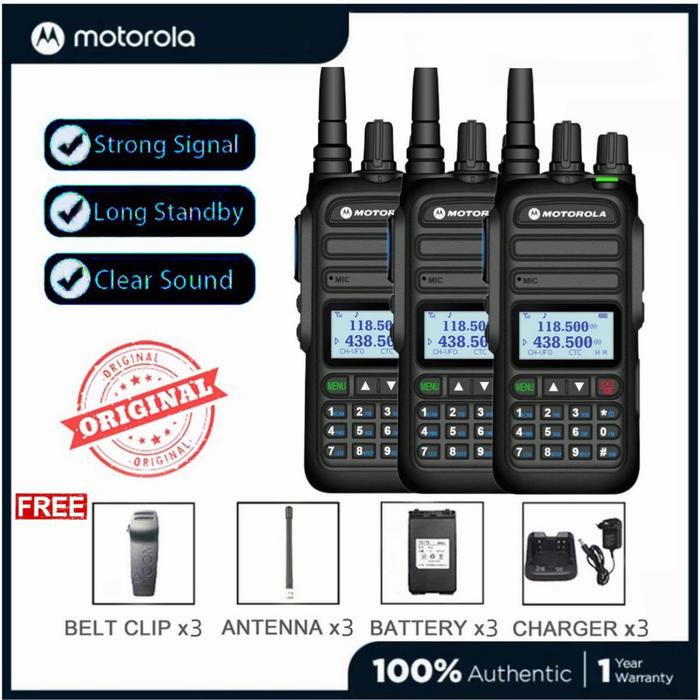 Jual HT motorola 370s Walkie Talkie 15 Watt Radio Tahan air dan kedap ...
